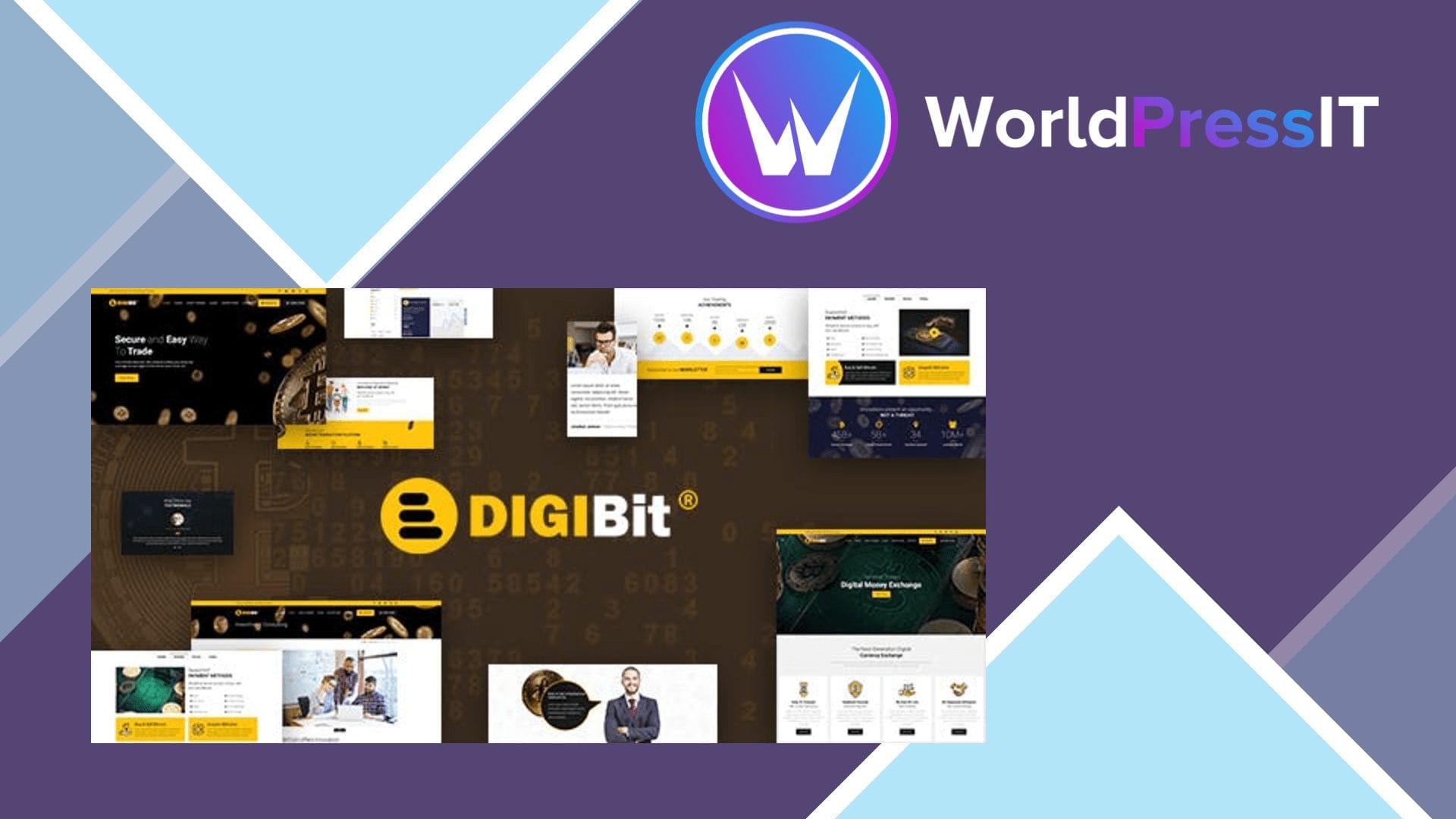 DigiBit Cryptocurrency Mining Theme – WorldPress IT
