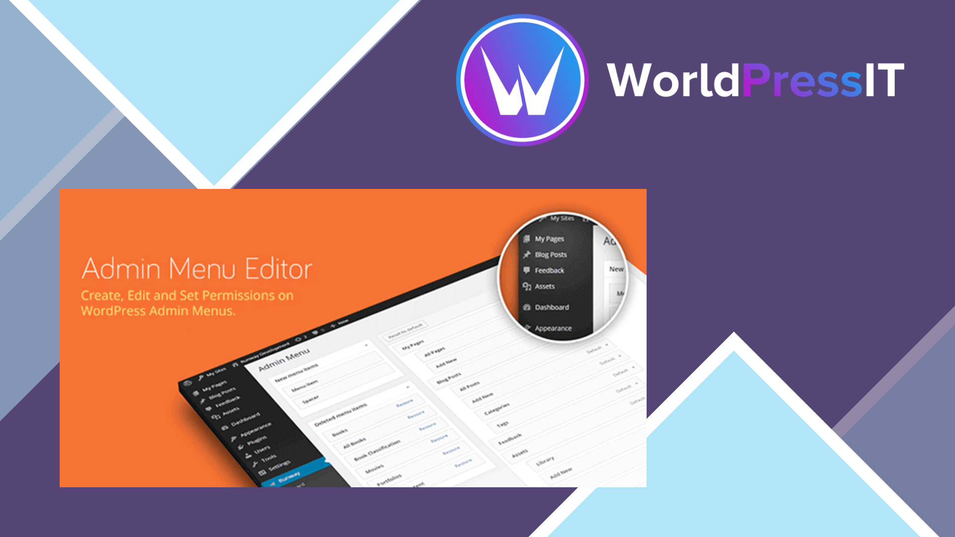 WP Toolbar Editor for Admin Menu Editor – WorldPress IT