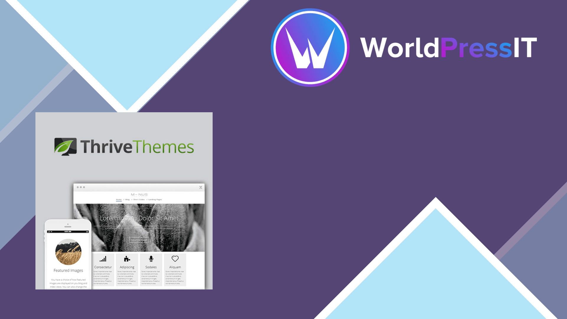 Thrive Themes Minus WordPress Theme – WorldPress IT
