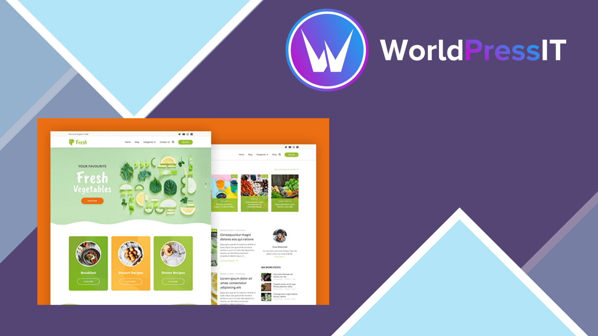 MyThemeShop Fresh WordPress Theme – WorldPress IT