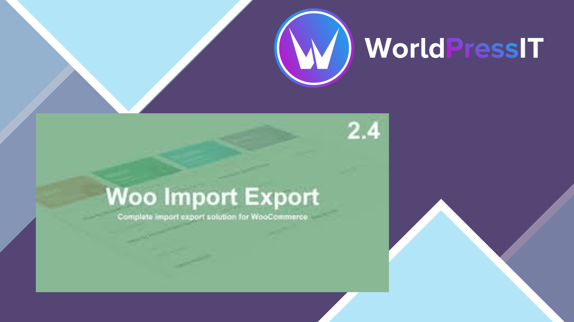 Woo Import Export For WP – WorldPress IT