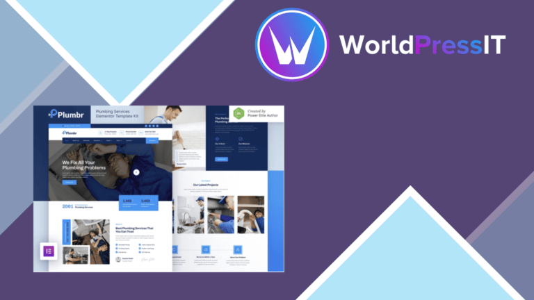 Plumberon – Plumbing Service Elementor Template Kit – WorldPress IT