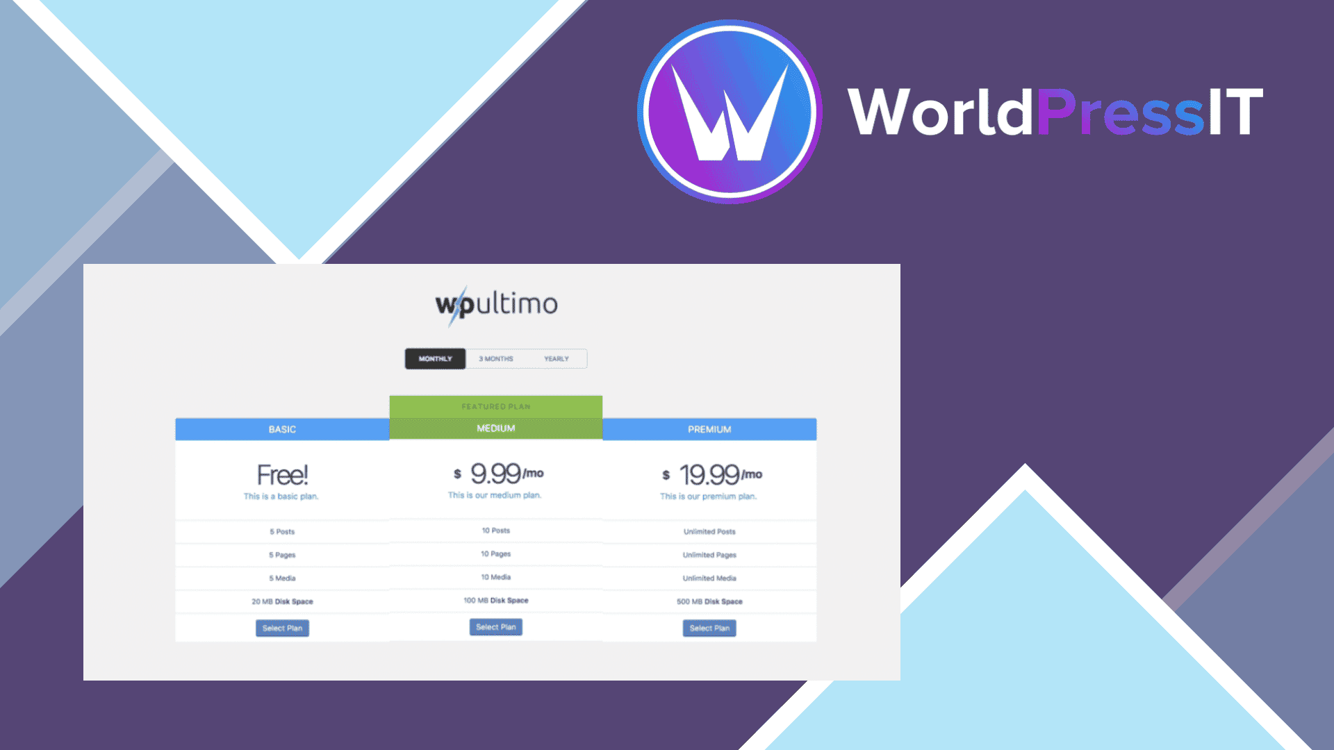 WP Ultimo – Material WP Addon – WorldPress IT