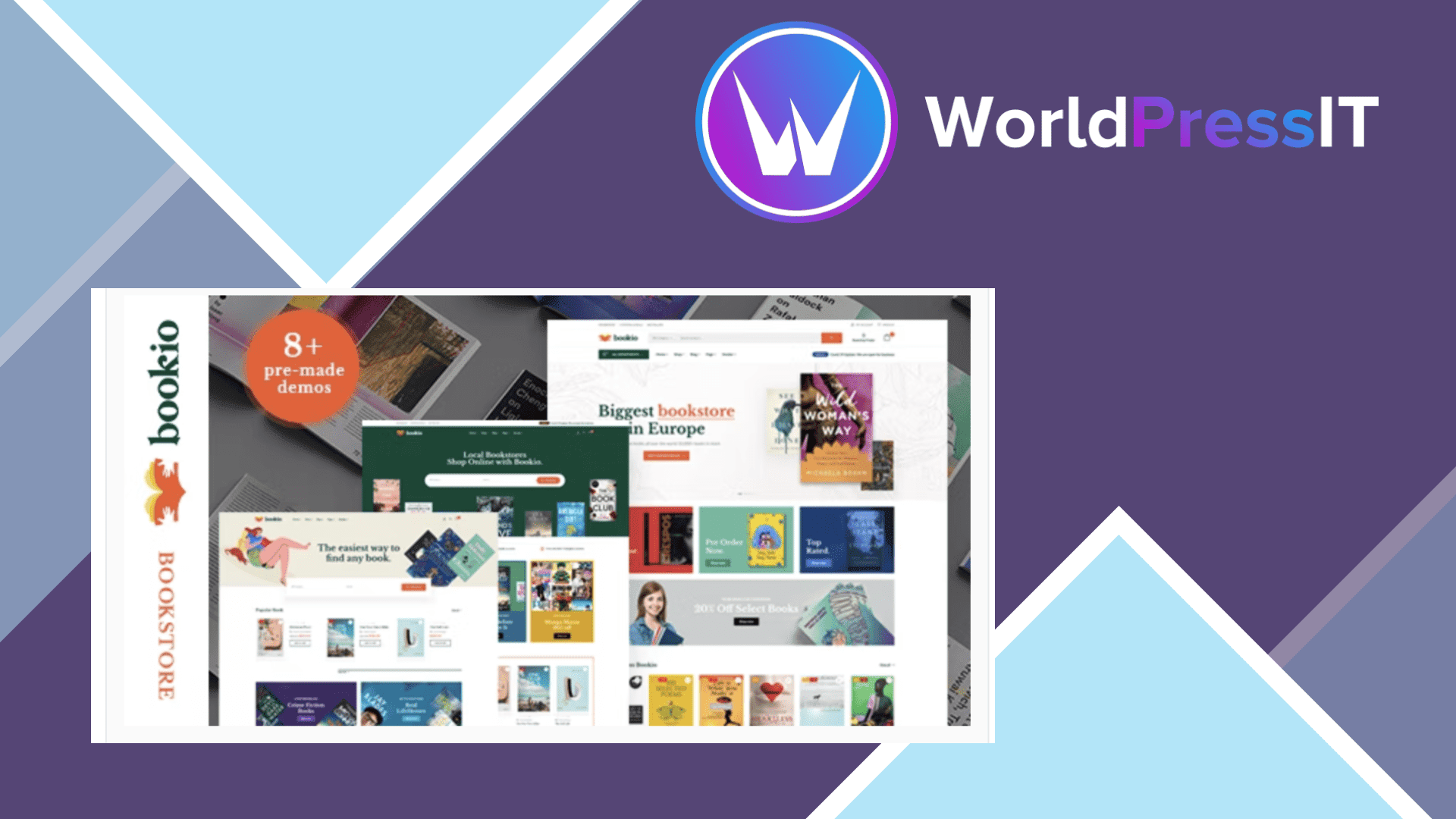 Bookio – Book Store WooCommerce WordPress Theme – WorldPress IT