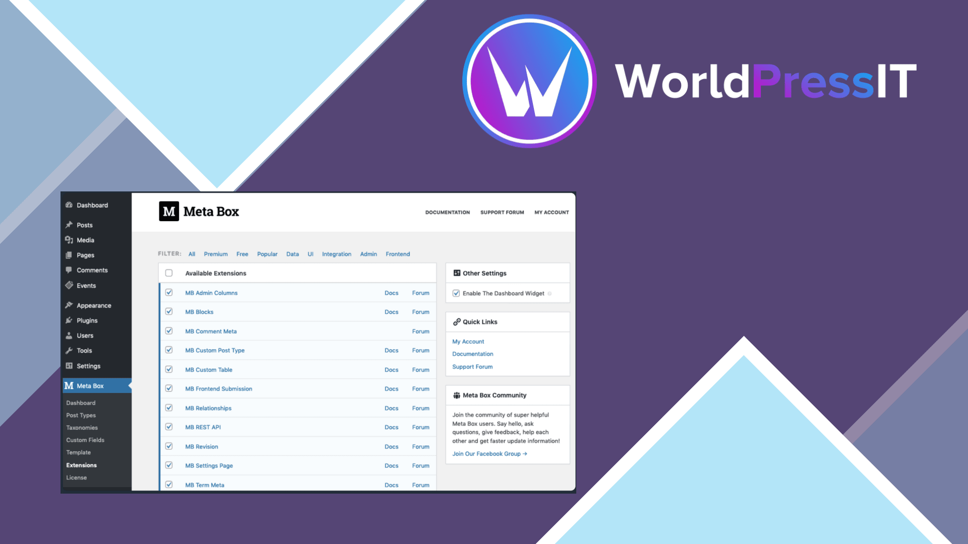 Meta Box AIO - WorldPress IT
