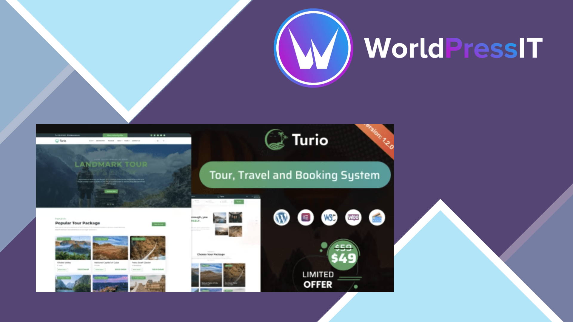 Turio – Tour and Travel WordPress Theme – WorldPress IT