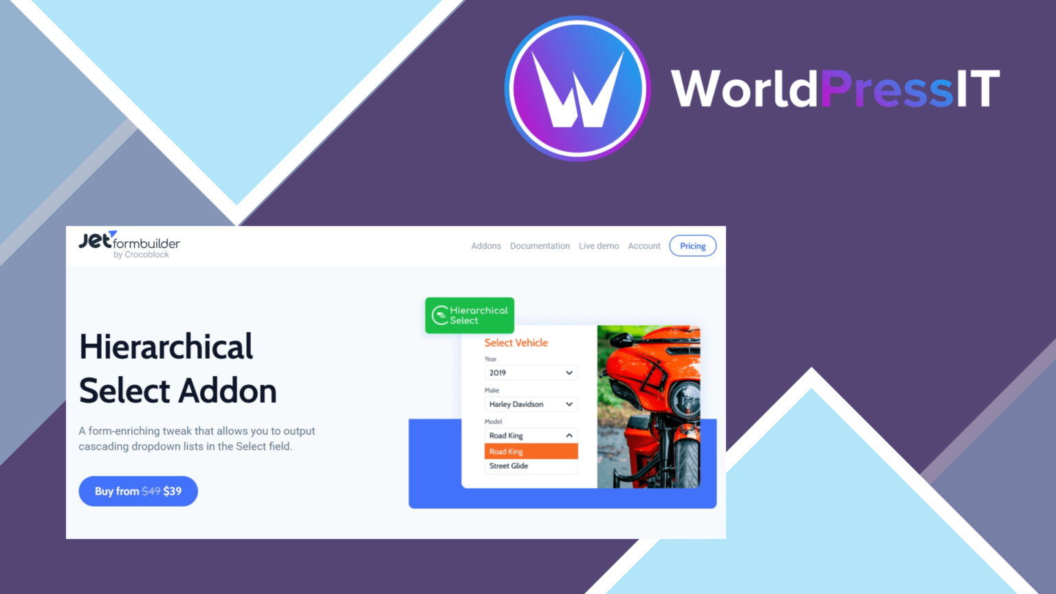 JetFormBuilder Hierarchical Select – WorldPress IT