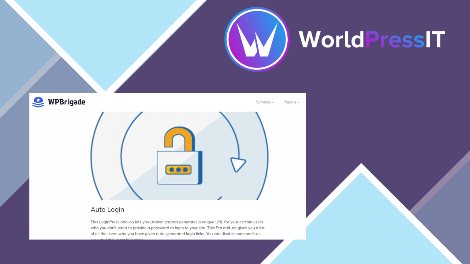 LoginPress – Auto Login – WorldPress IT