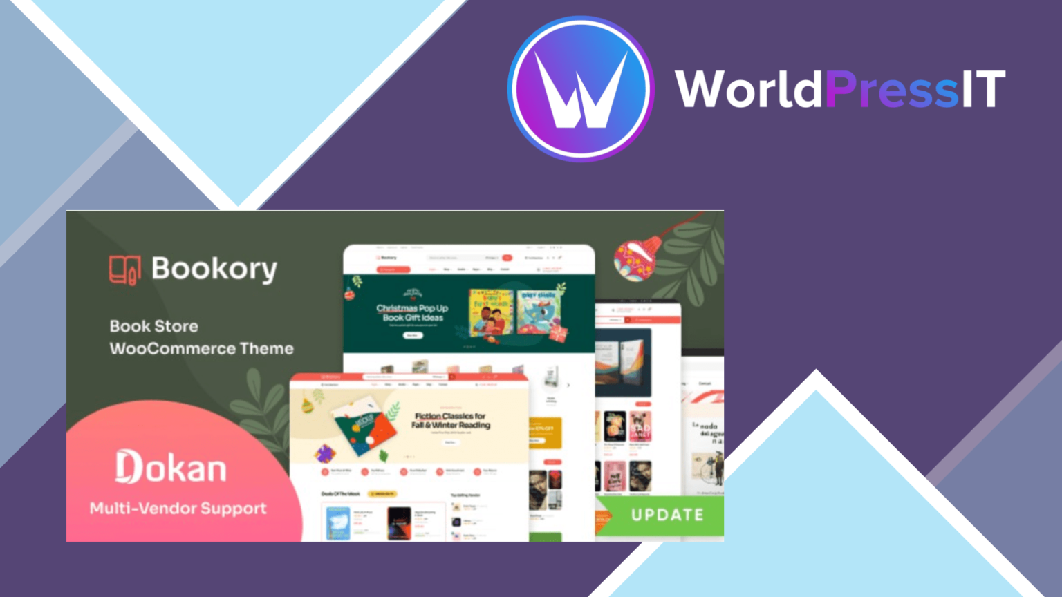 Bookory – Book Store WooCommerce Theme – WorldPress IT