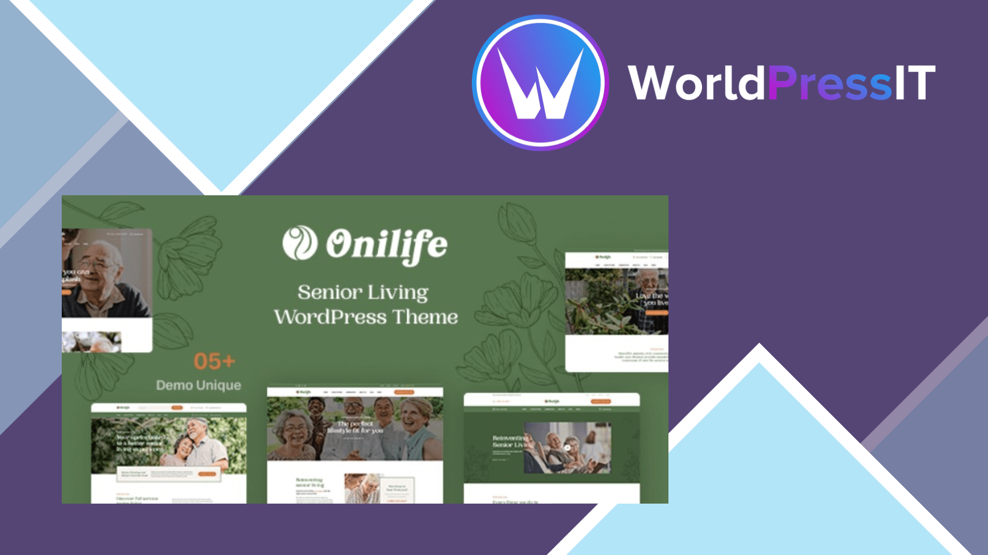 Onilife – Senior Living WordPress Theme – WorldPress IT