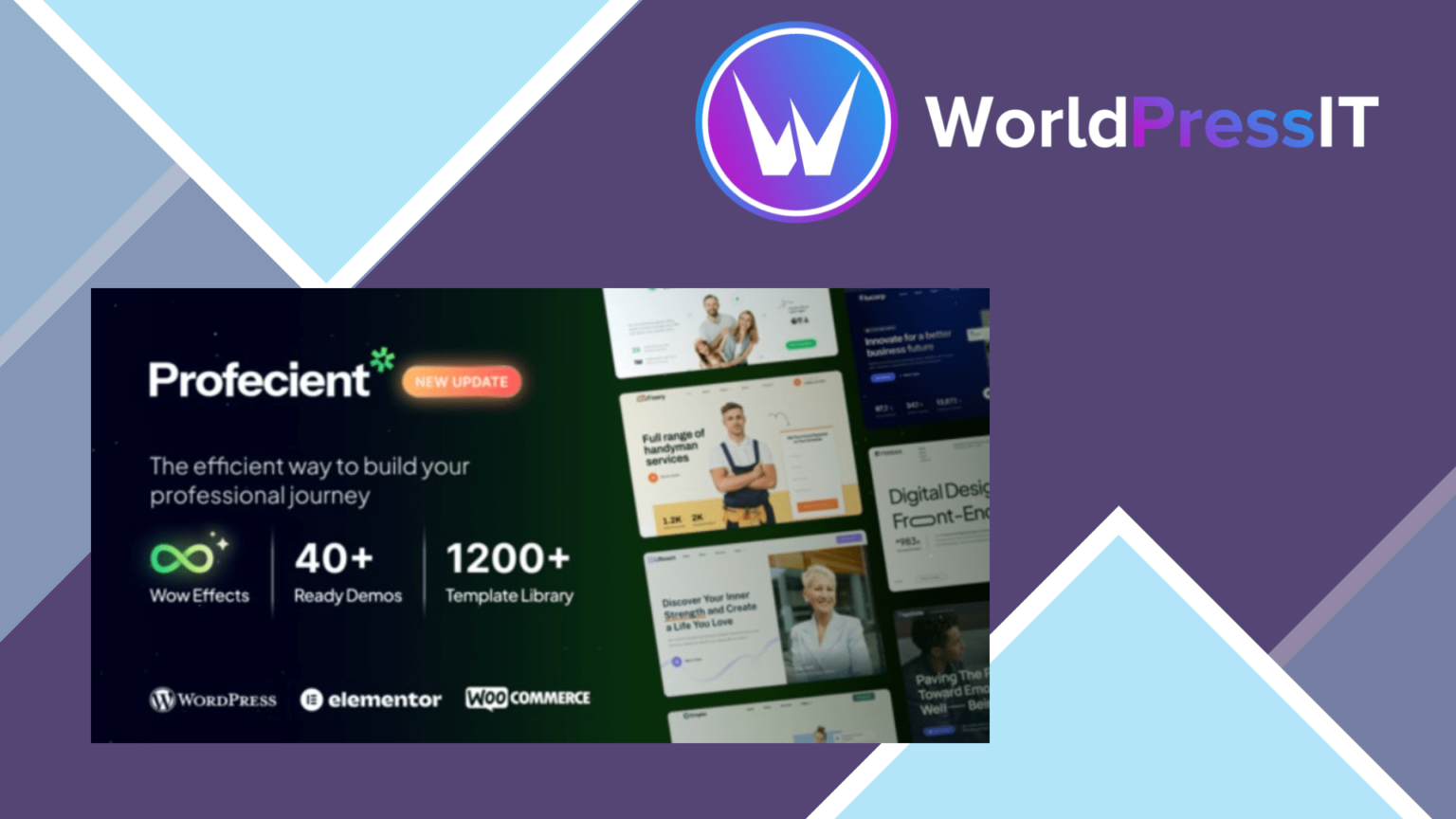 Profecient - Multipurpose Elementor Business and WooCommerce WordPress Theme - WorldPress IT