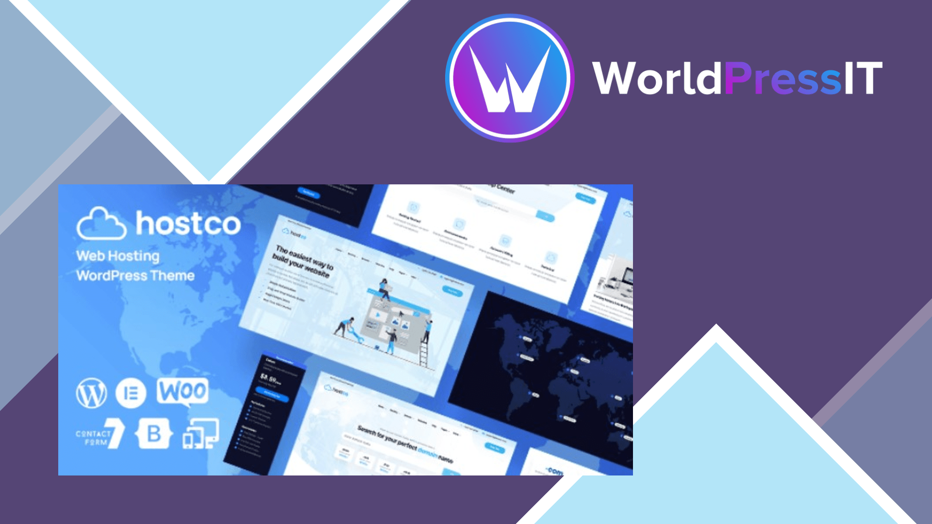 Hostco – Hosting Service WordPress Theme – WorldPress IT