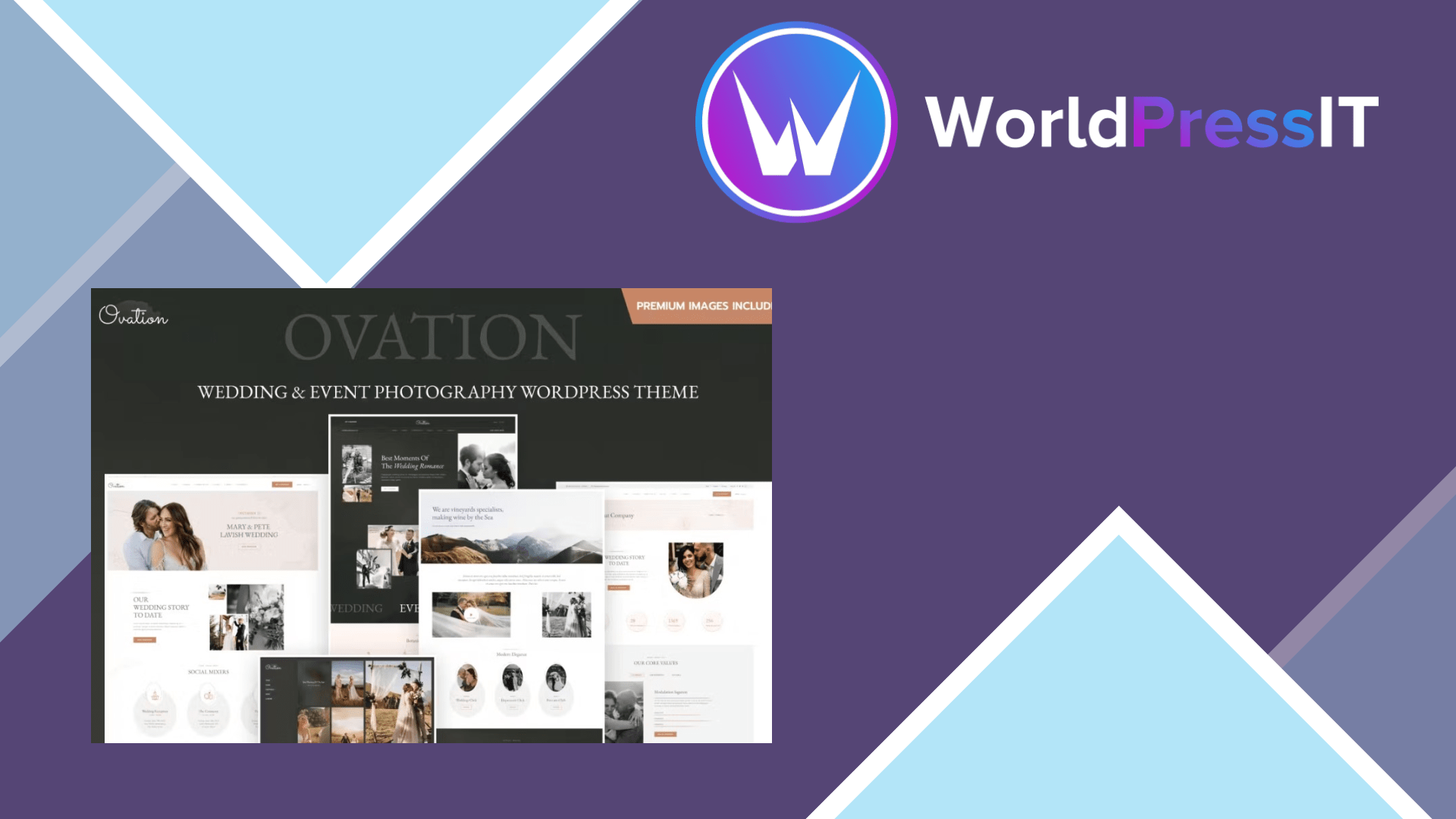 Ovation – Wedding and Event Photography WordPress Theme – WorldPress IT