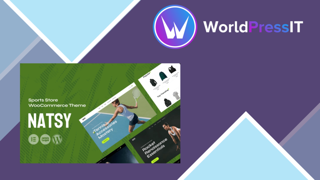 Natsy – Sports Store WooCommerce Theme – WorldPress IT