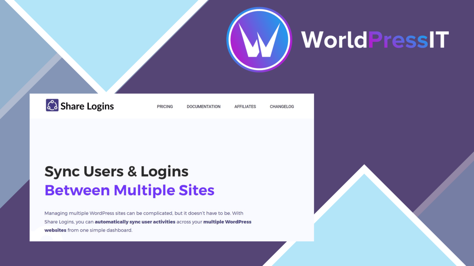 Share Logins Pro – WorldPress IT