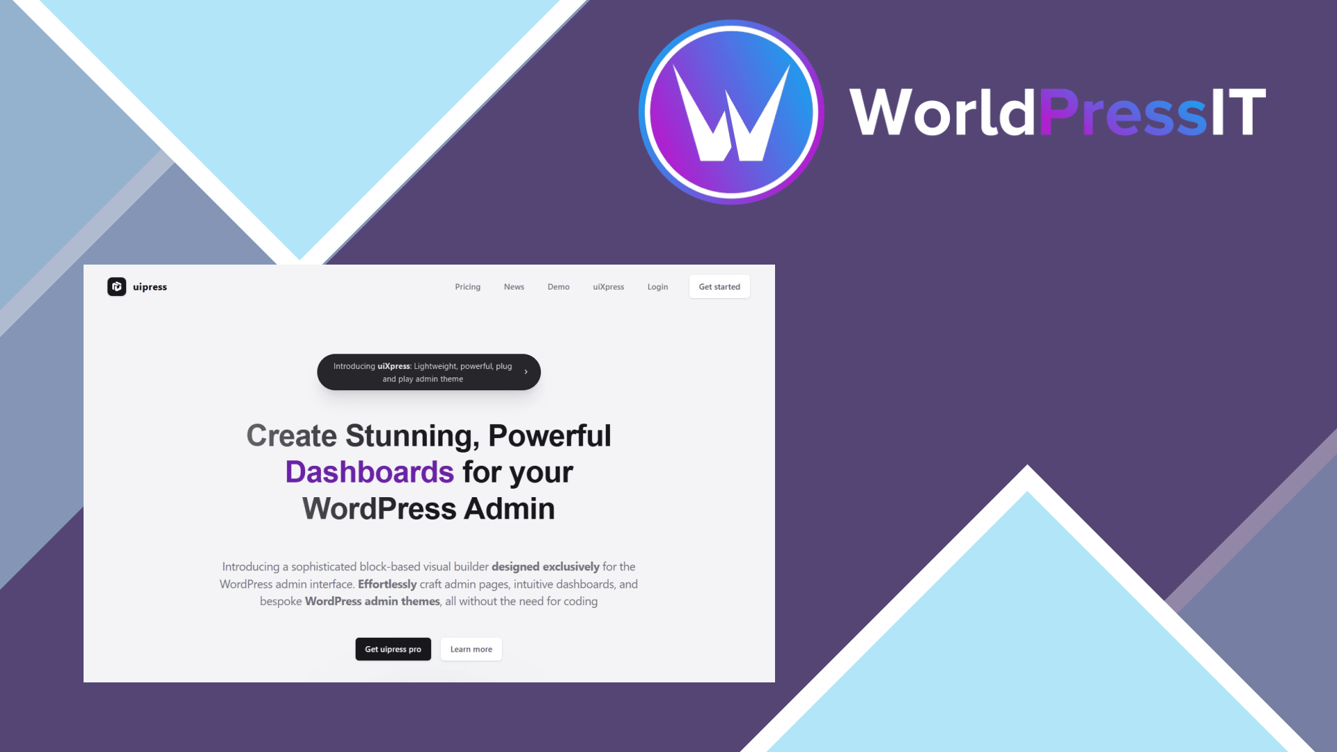 UiPress Pro – WorldPress IT