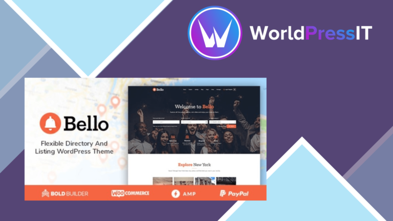 Bello – Directory and Listing WordPress Theme – WorldPress IT