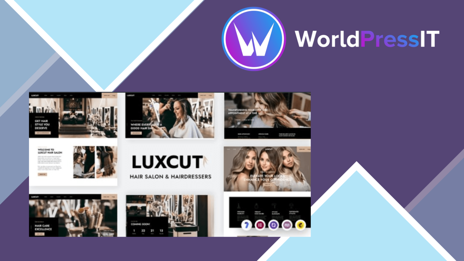Luxcut – Hair Salons and Hairdressers WordPress Theme – WorldPress IT