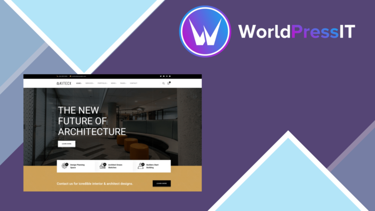 Kitecx – Architecture and Interior WordPress Theme – WorldPress IT