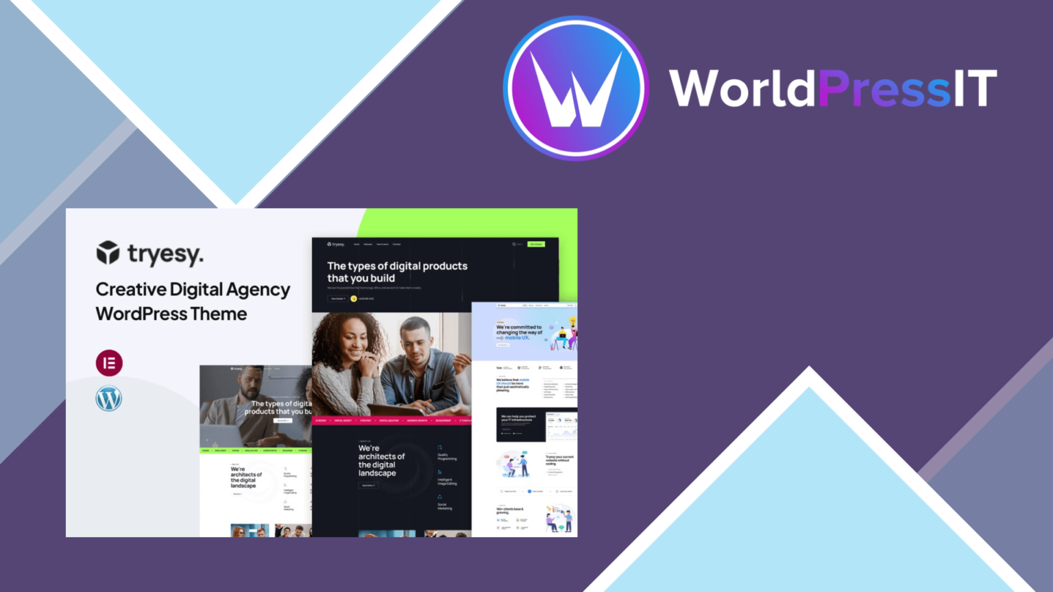 Tryesy – Creative Digital Agency WordPress Theme – WorldPress IT