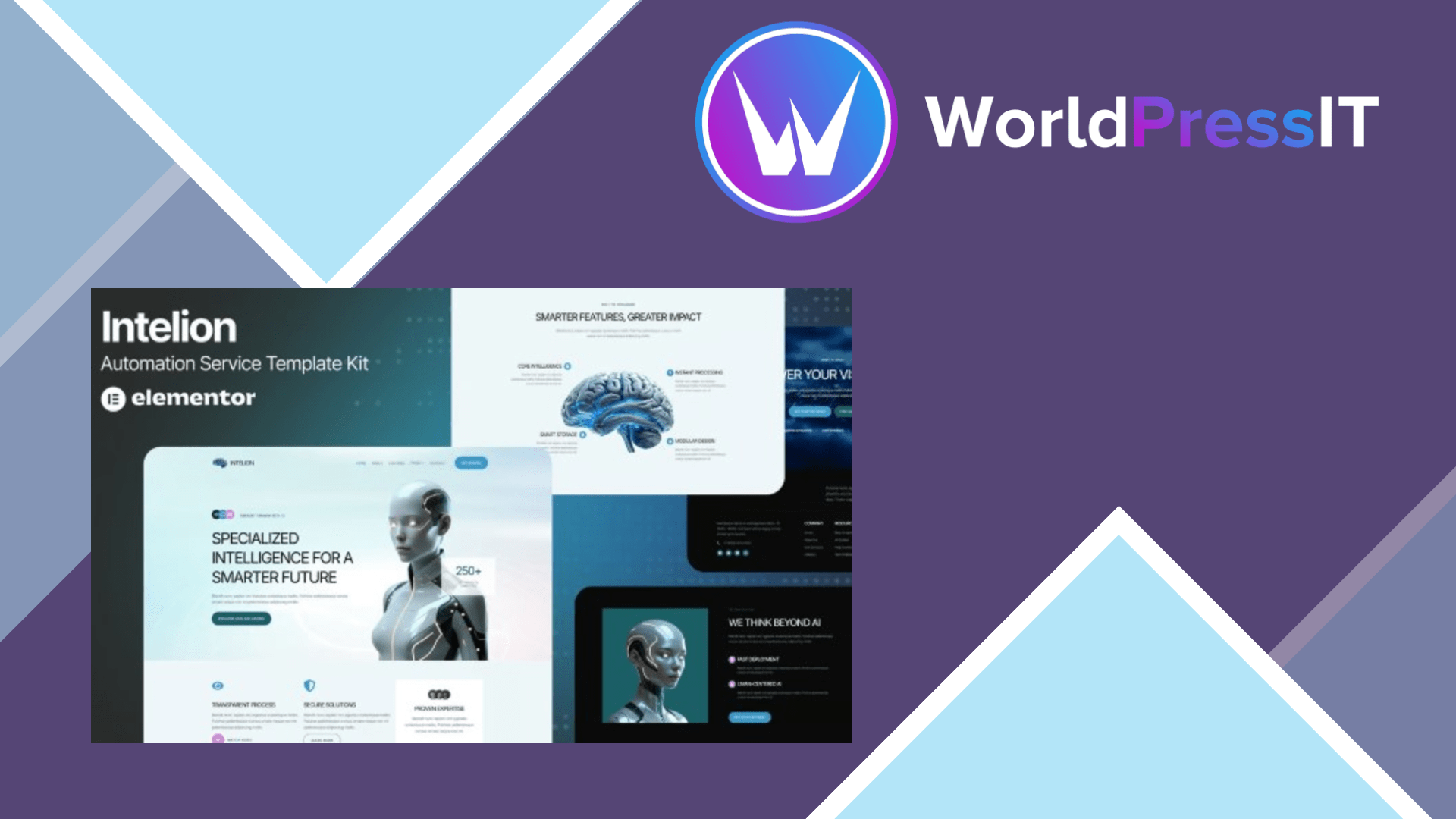 Intelion – Artificial Intelligence Service Elementor Template Kits ...