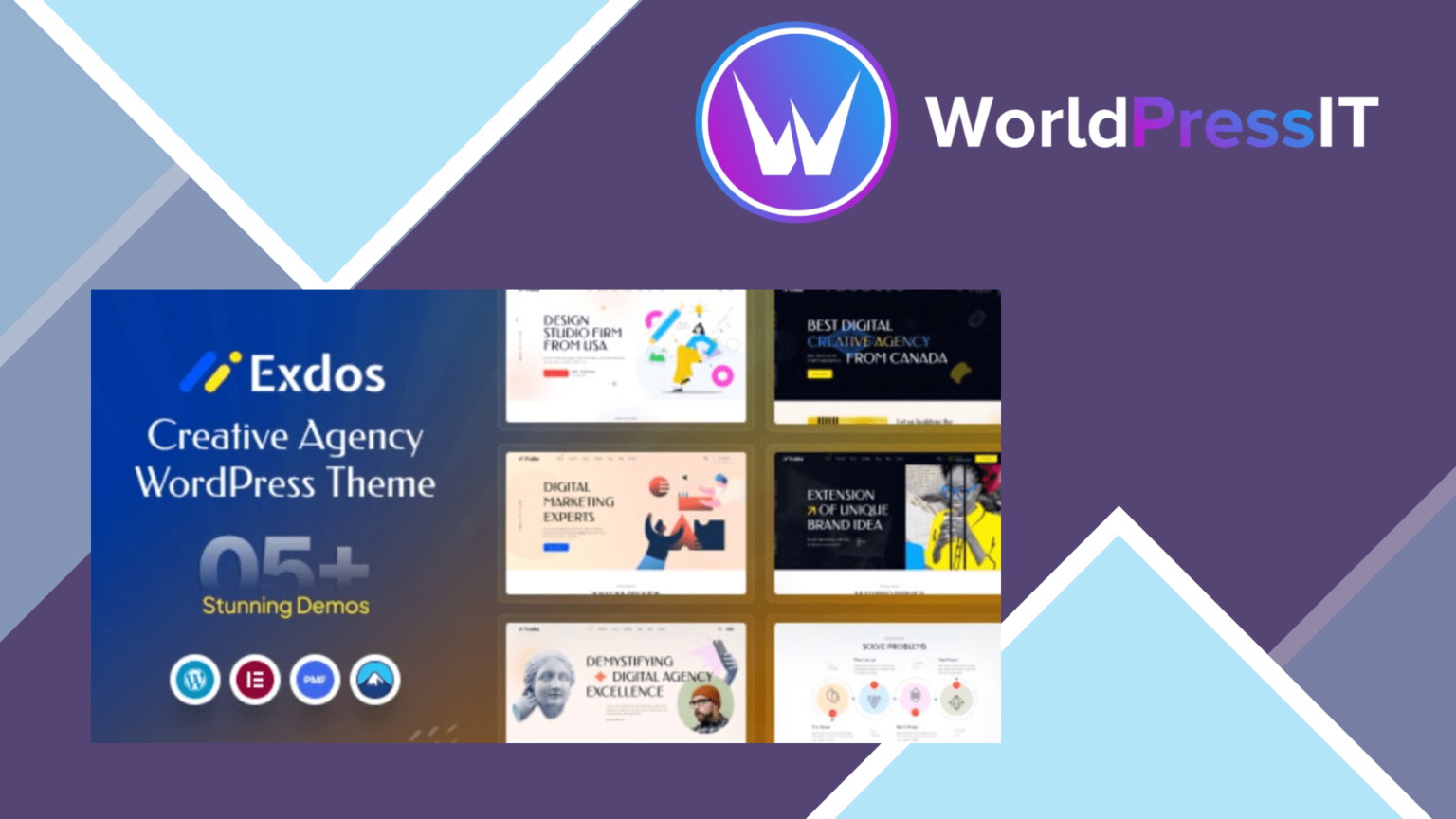 Exdos – Digital Agency WordPress Theme – WorldPress IT