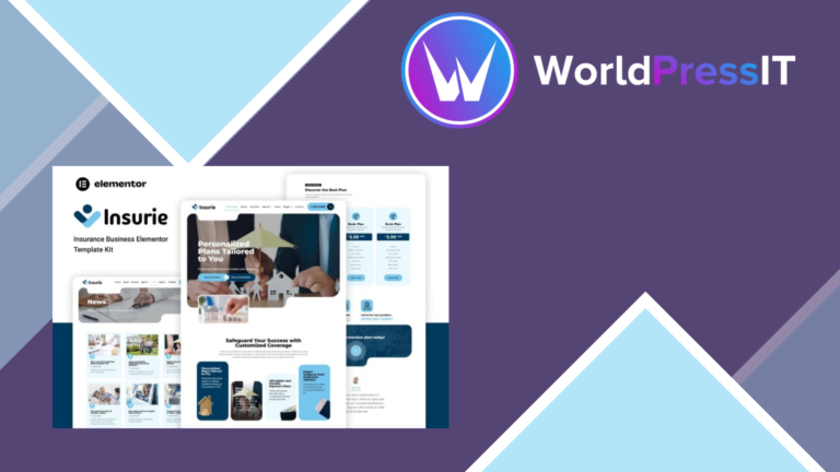 Insurie – Insurance Business Elementor Template Kit – WorldPress IT
