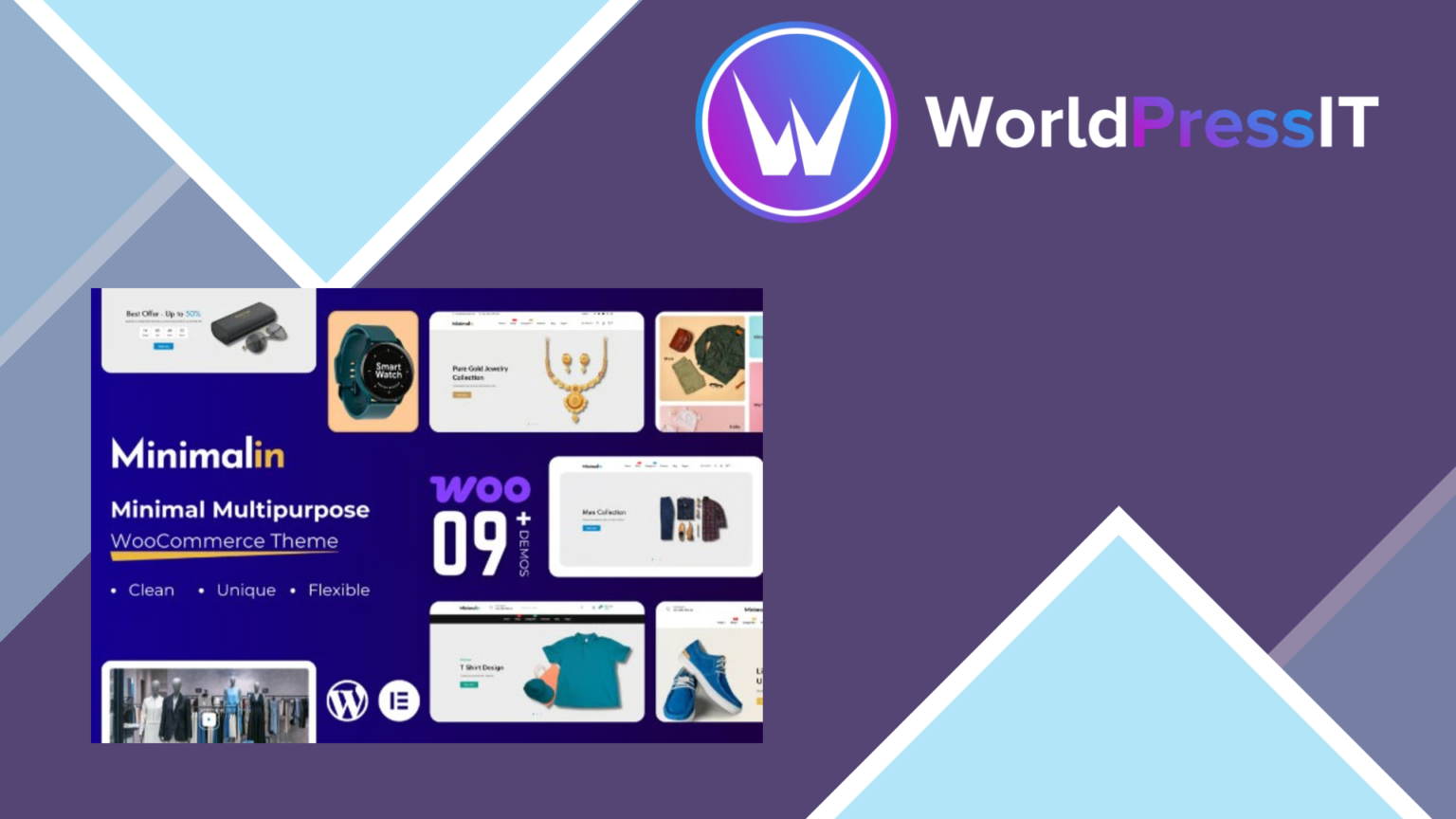 Minimalin – eCommerce WooCommerce Elementor Theme – WorldPress IT