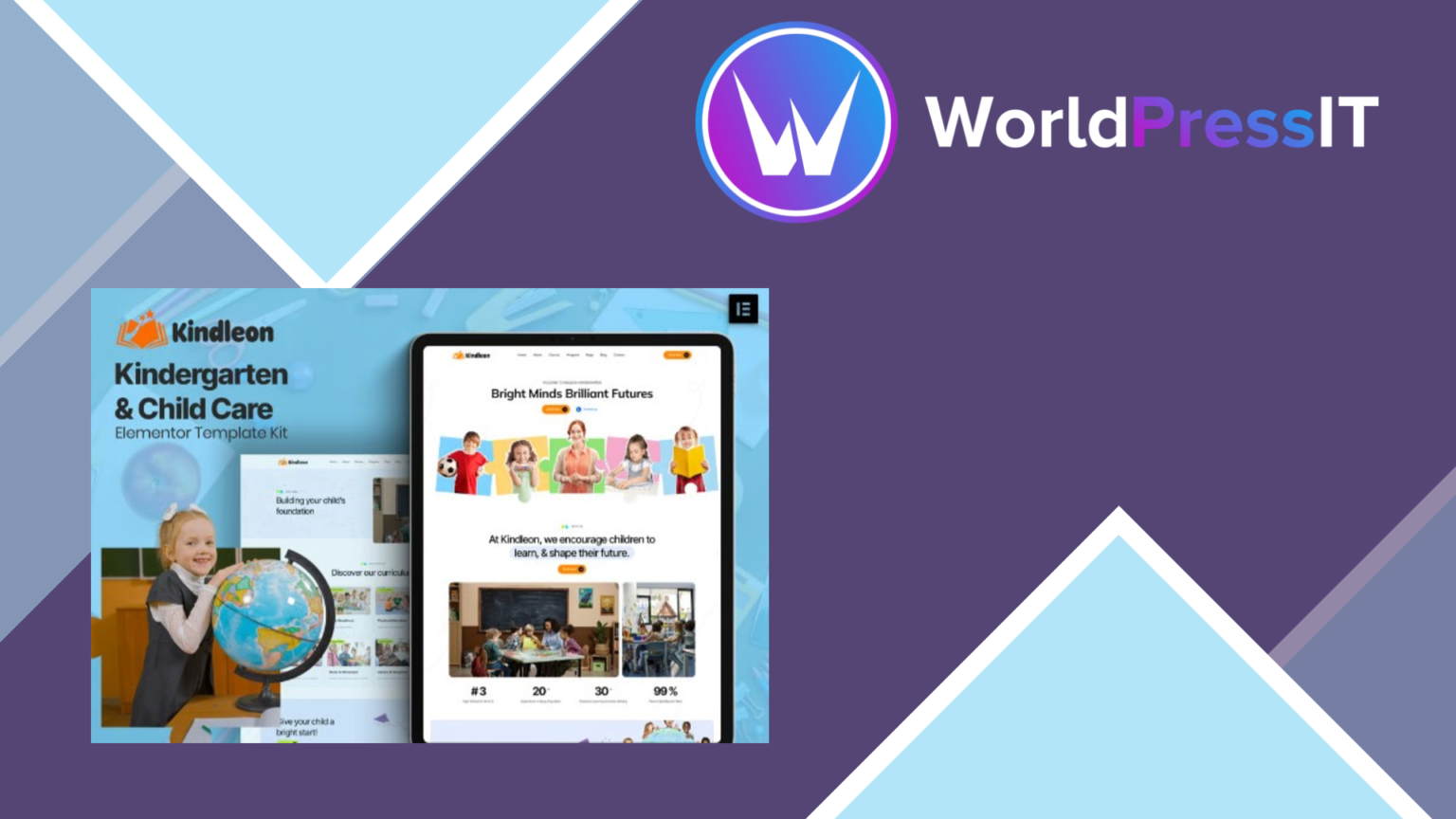 Kindleon – Kindergarten and Child Care Elementor Template Kit ...