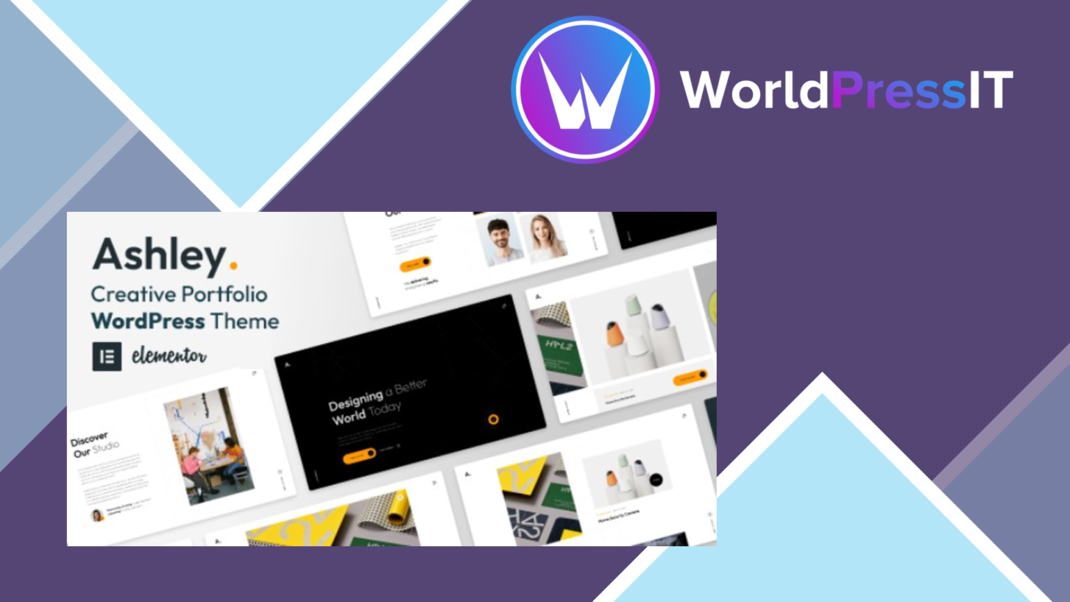 Ashley – Creative Portfolio WordPress Theme – WorldPress IT