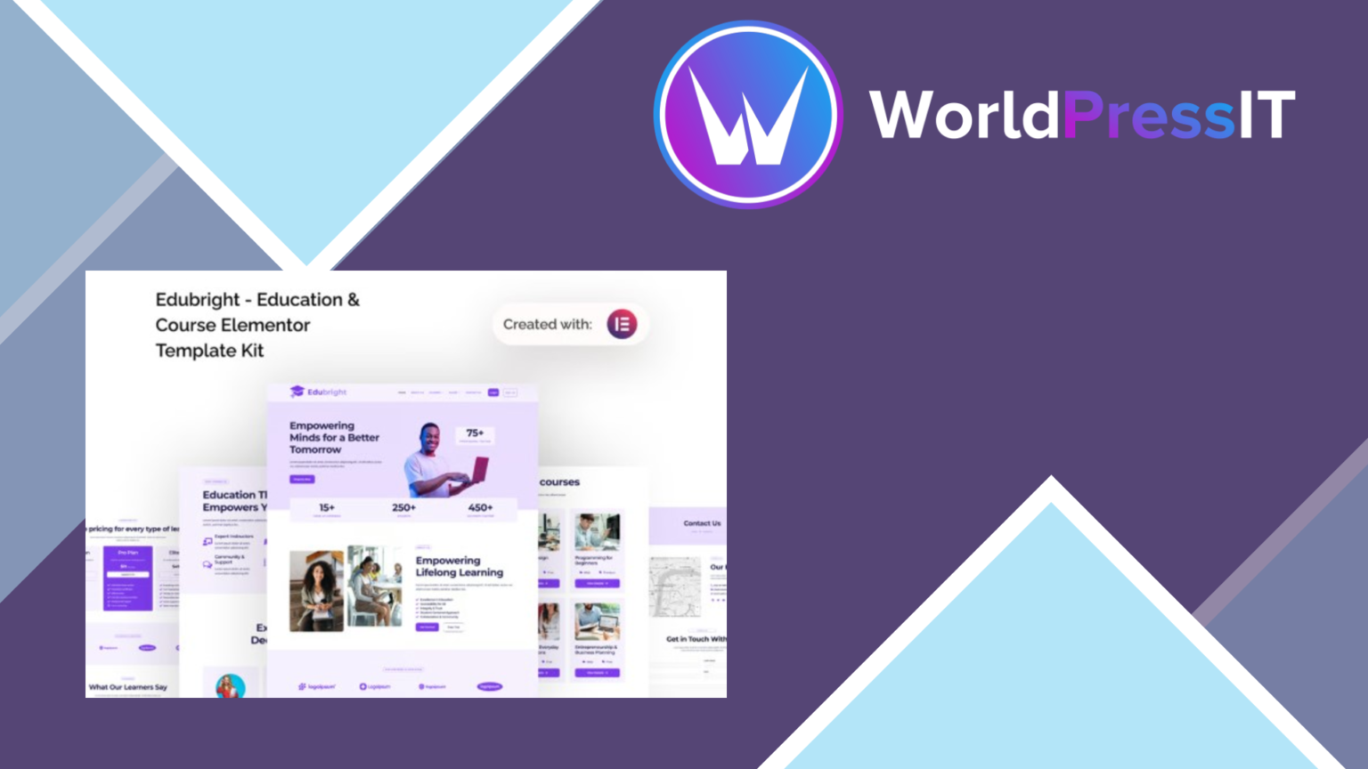 Edubright – Online Course and Education Elementor Template Kit ...