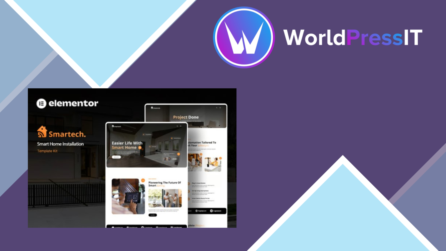 Smartech – Smart Home Installation Elementor Template Kit – WorldPress IT