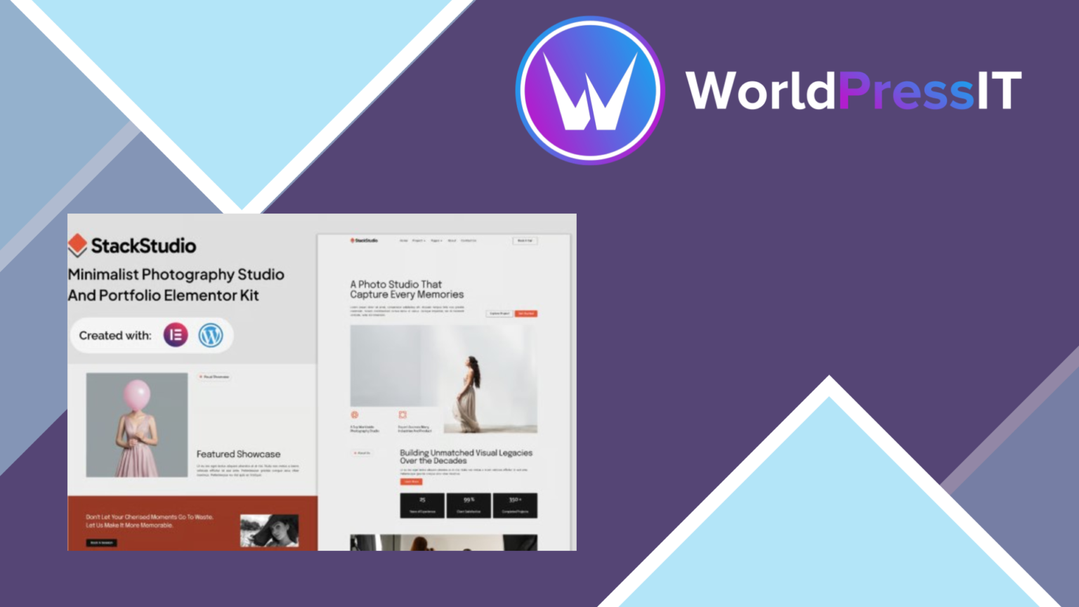 StackStudio – A Minimalist Photography Studio and Portfolio Elementor Kit – WorldPress IT