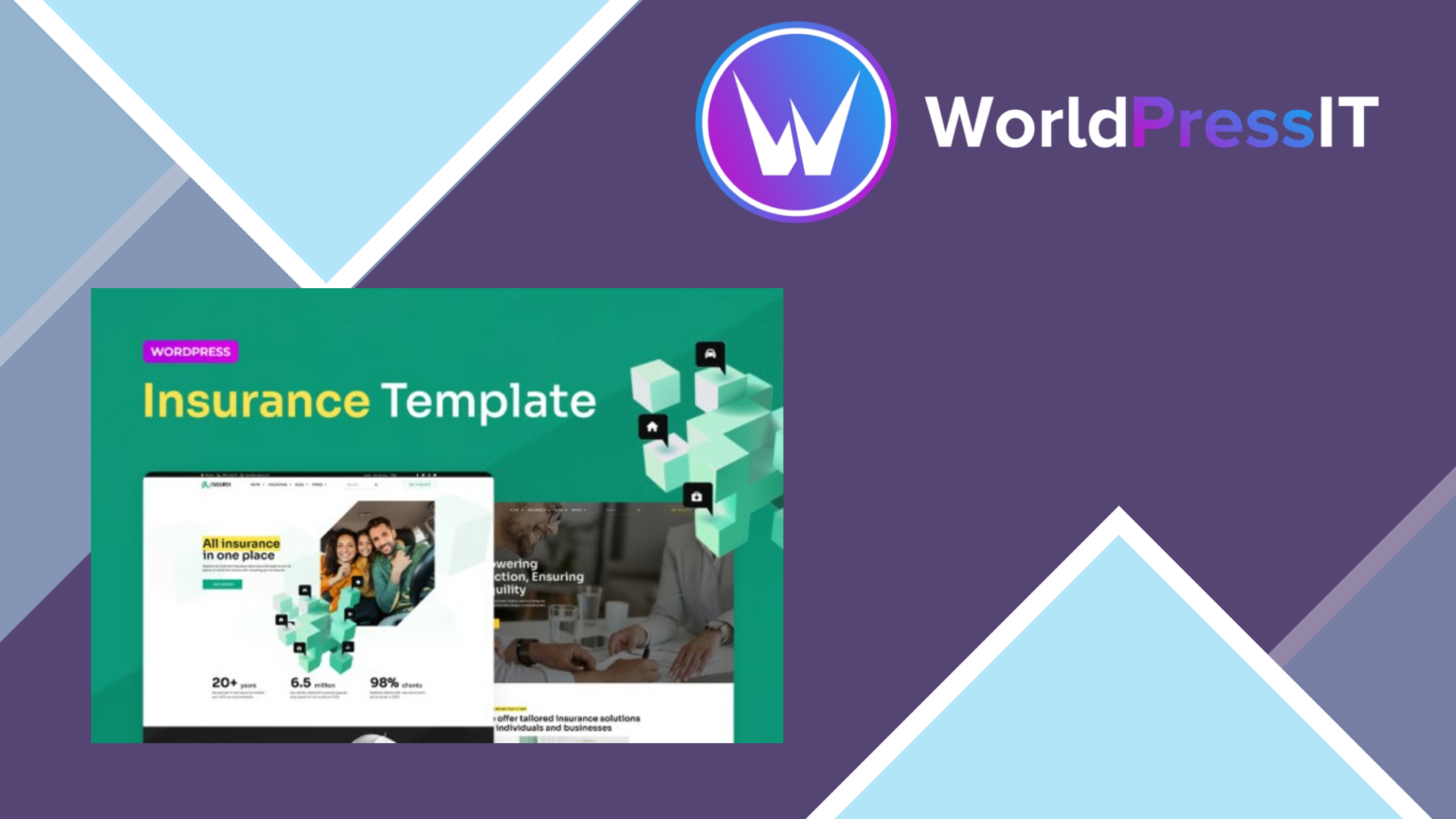Insurx – Insurance Agency Elementor Pro Template Kit – WorldPress IT
