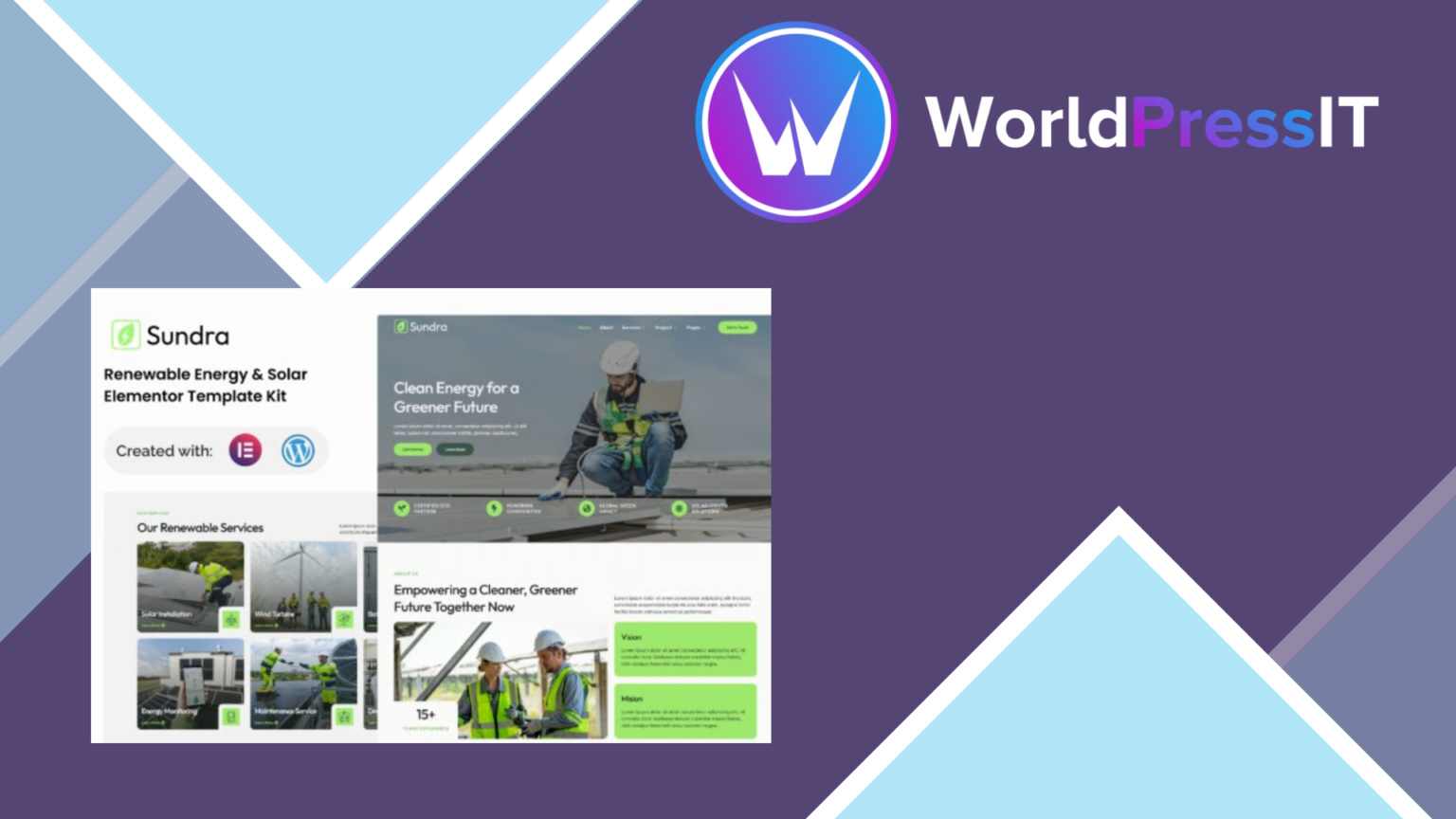 Sundra – Renewable and Energy Solar Elementor Template Kit – WorldPress IT