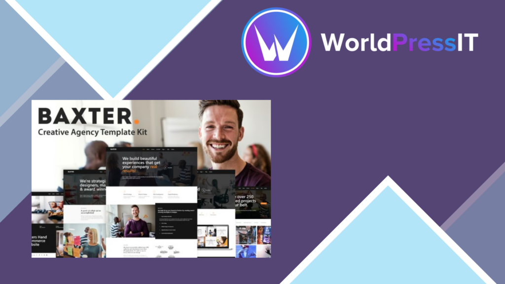 Baxter – Creative Agency Elementor Template Kit – WorldPress IT