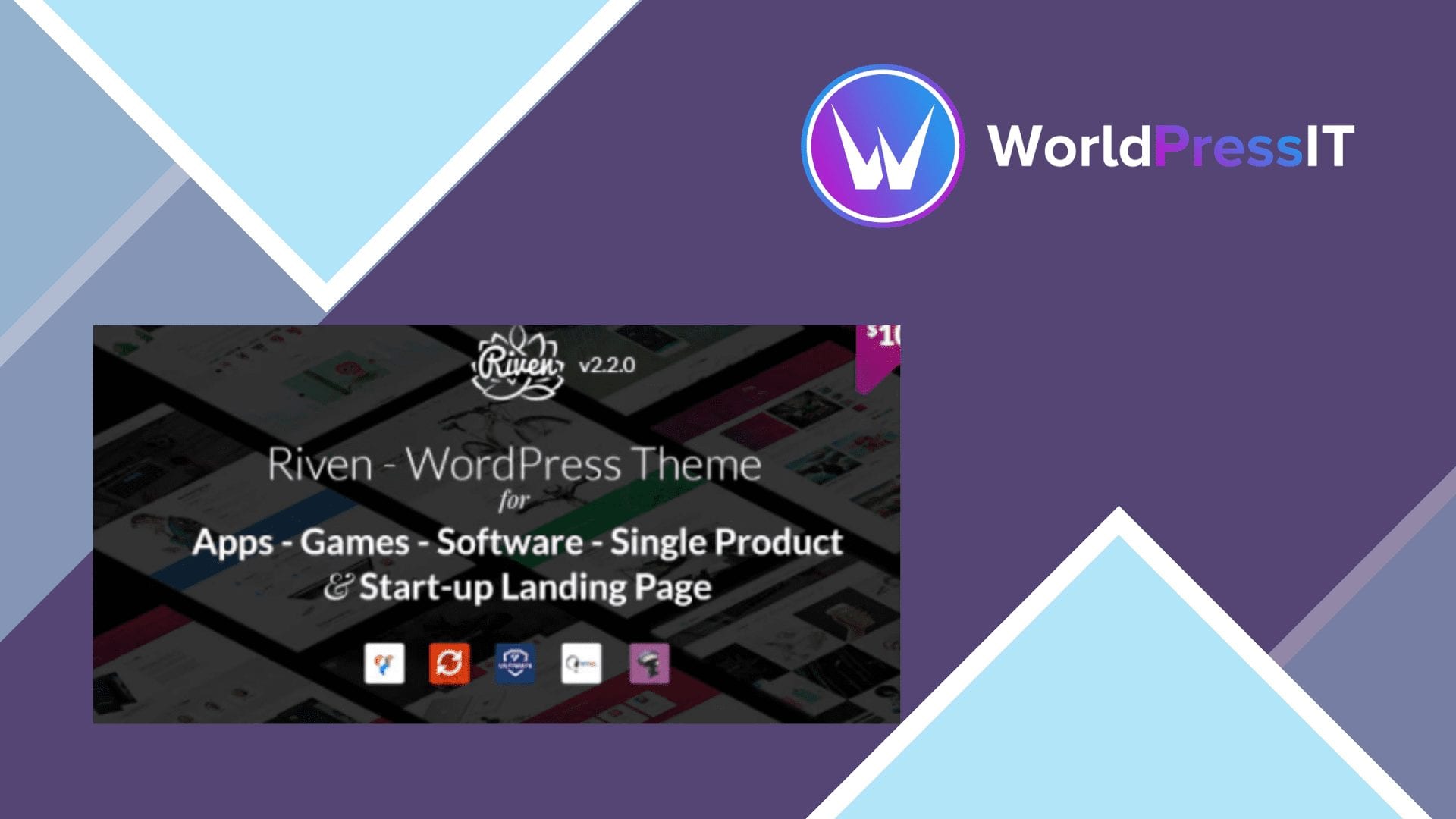 Riven – App, Game, Single Product Landing Page - WorldPress IT